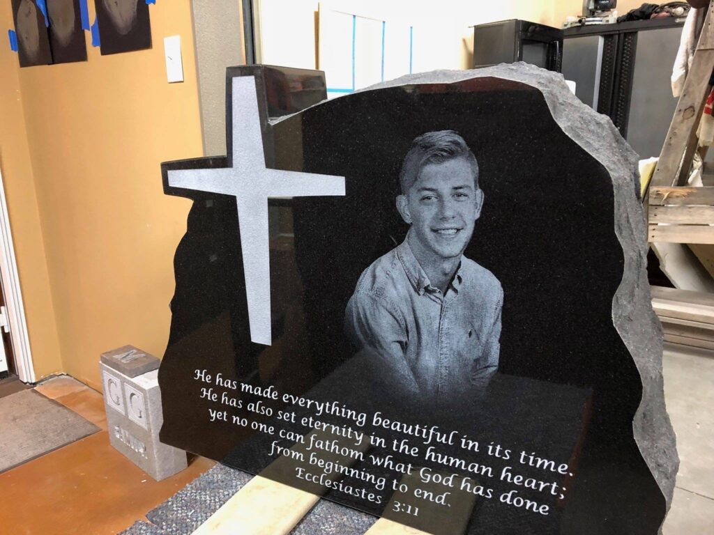 How to Choose a Laser Etching Machine for Memorial Stone Engraving | AP ...